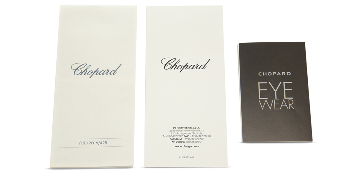 Chopard SCHL24 Polarized E56P Sunglasses Shiny Ruthenium Silver | VisionDirect Australia